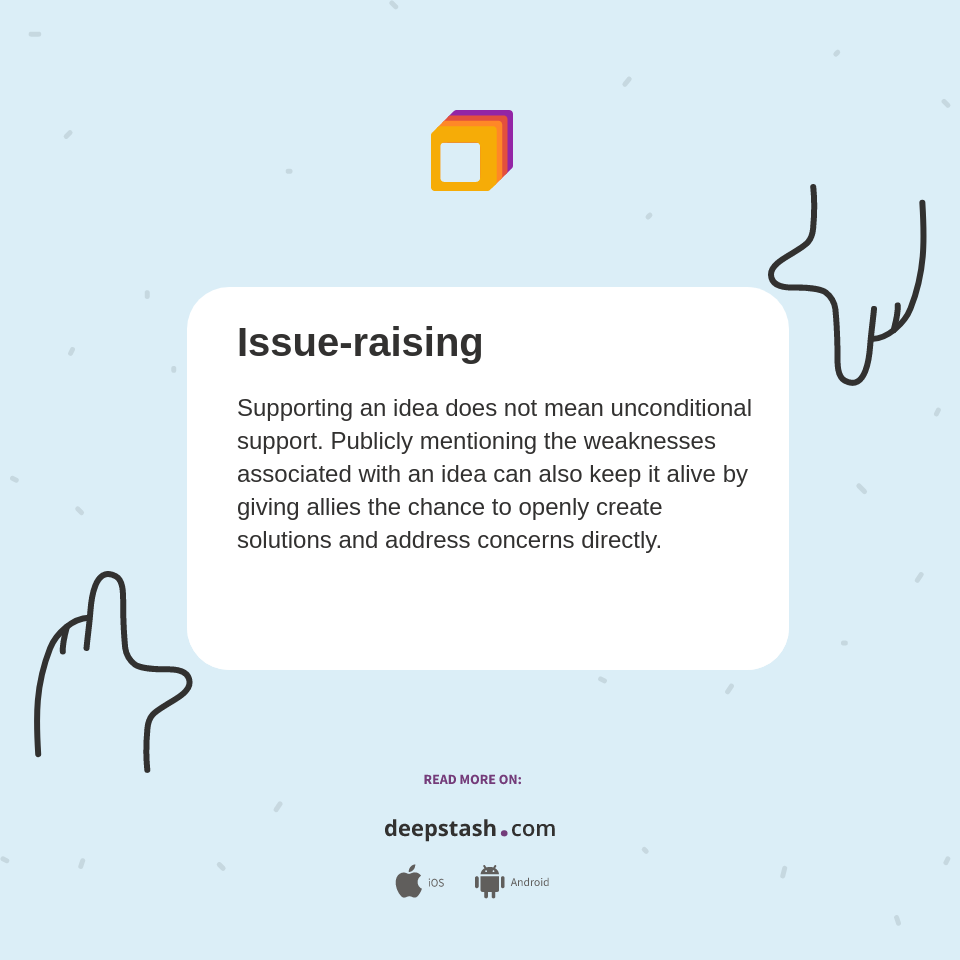 Issue-raising - Deepstash