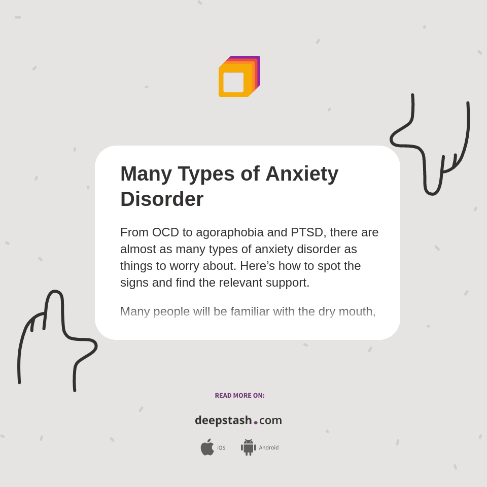 Many Types Of Anxiety Disorder Deepstash many-types-of-anxiety-disorder-deepstash