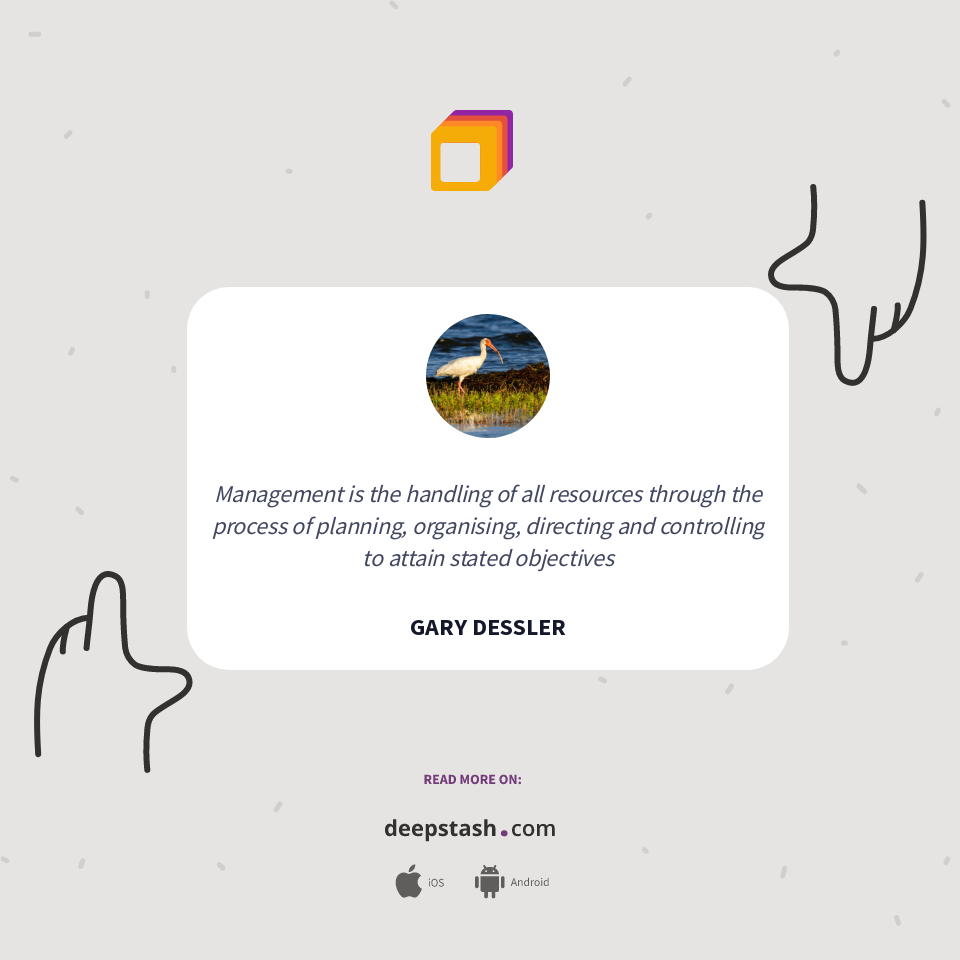 Quote by GARY DESSLER - Deepstash