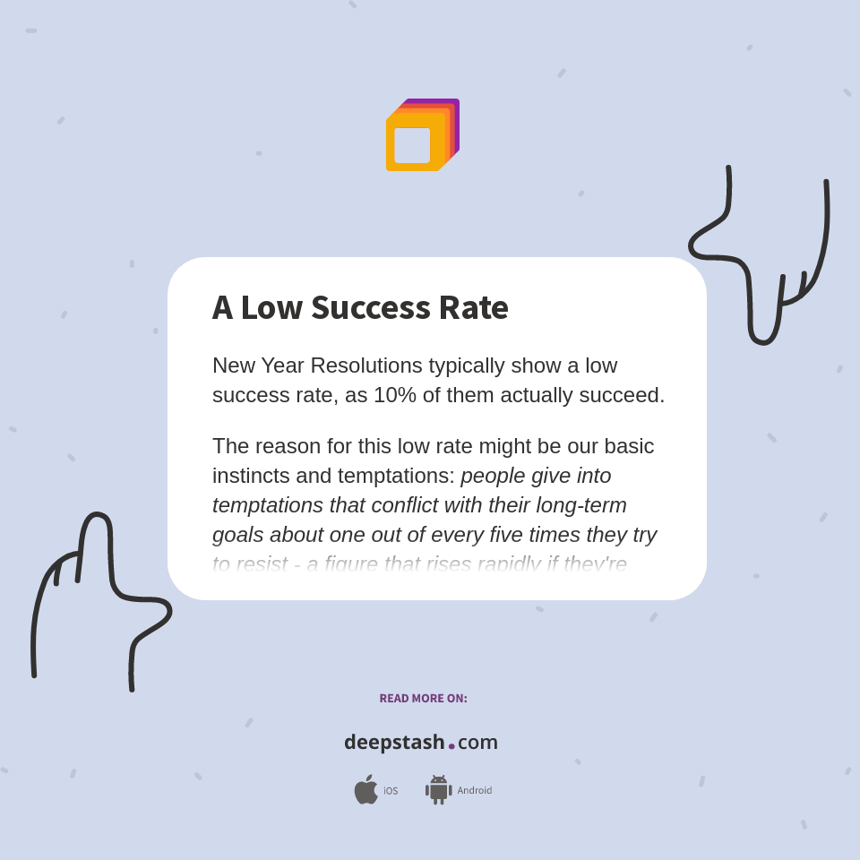 A Low Success Rate - Deepstash