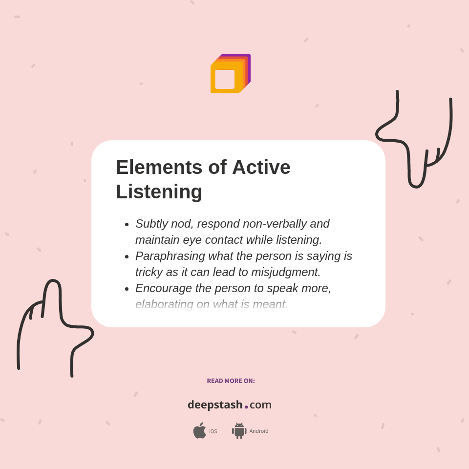 Elements Of Active Listening Deepstash elements-of-active-listening-deepstash