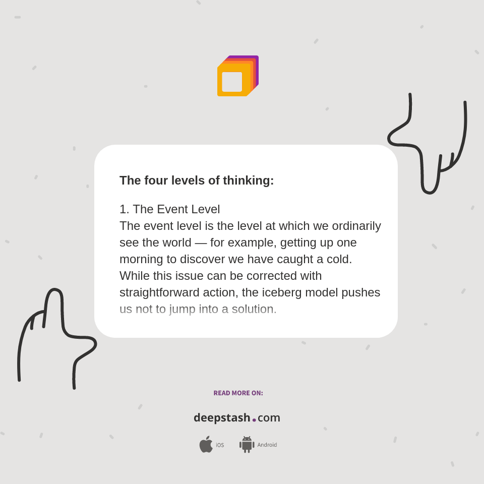 The four levels of thinking: ... - Deepstash