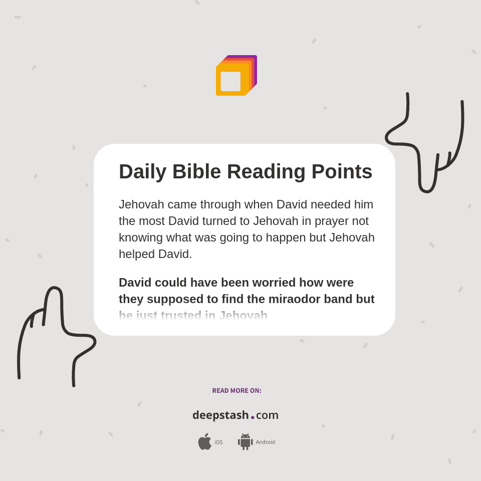 Daily Bible Reading Points - Deepstash