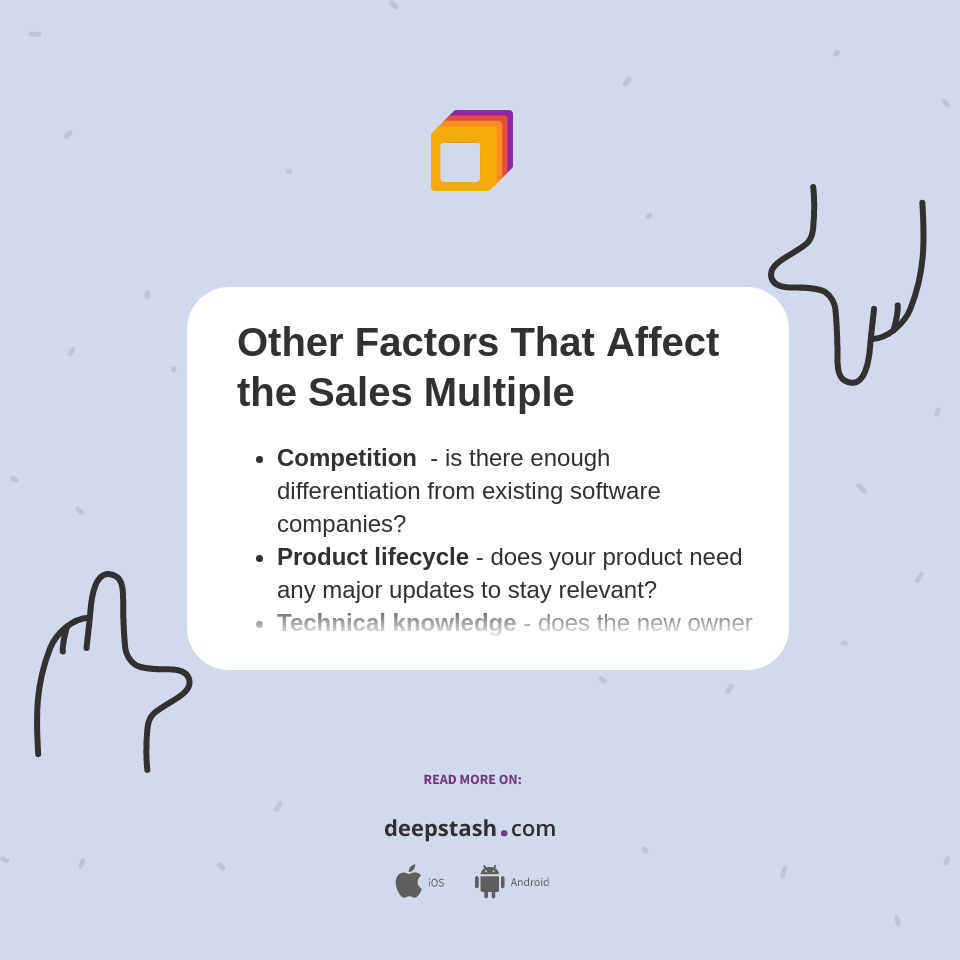 Other Factors That Affect the Sales Multiple - Deepstash