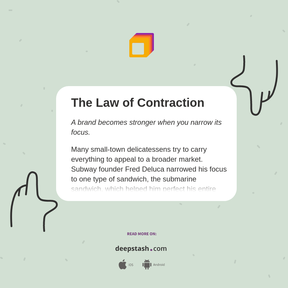 The Law of Contraction - Deepstash