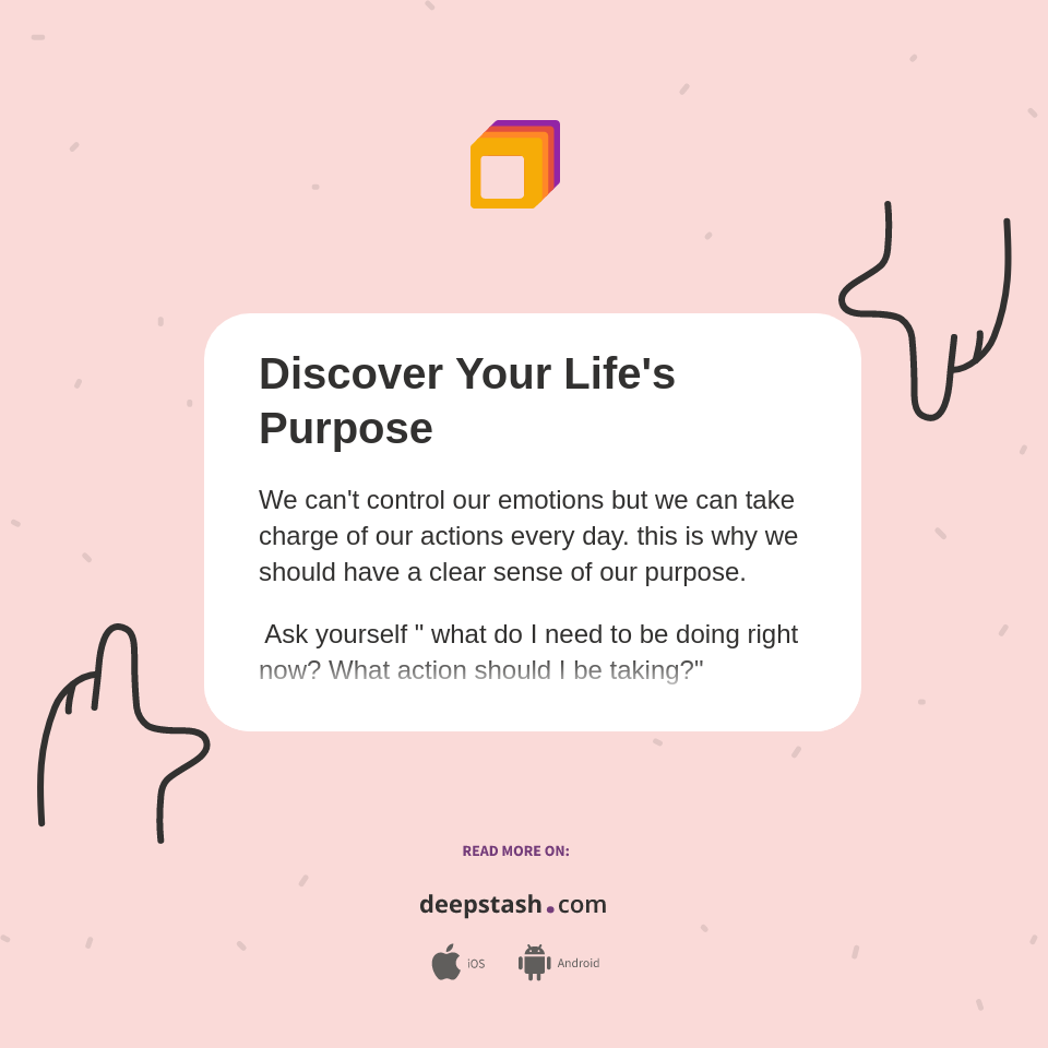 Discover Your Life's Purpose - Deepstash