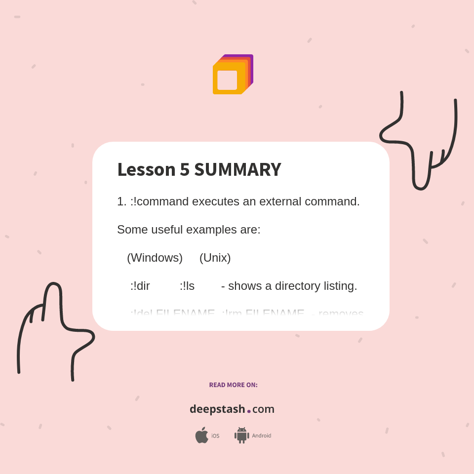 Lesson 5 SUMMARY - Deepstash