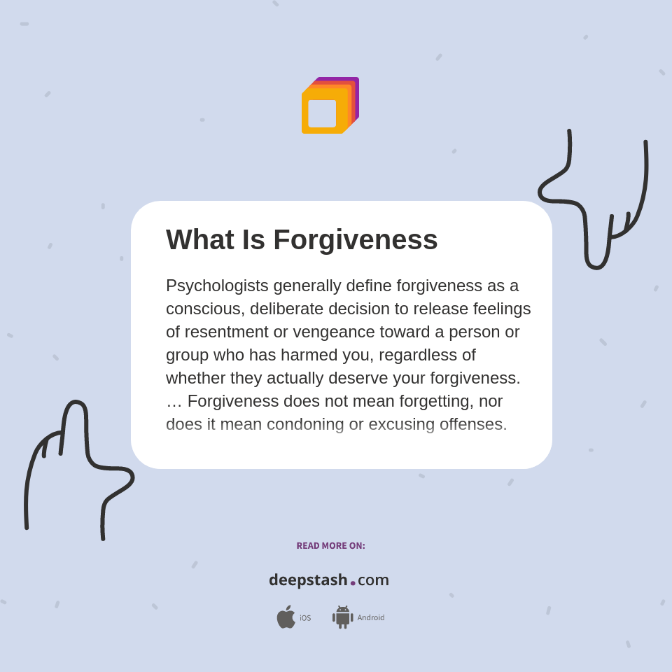 What Is Forgiveness - Deepstash