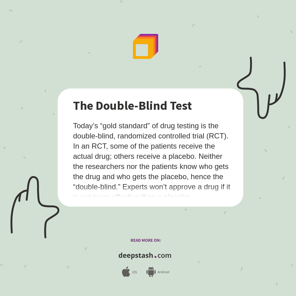 The Double-Blind Test - Deepstash