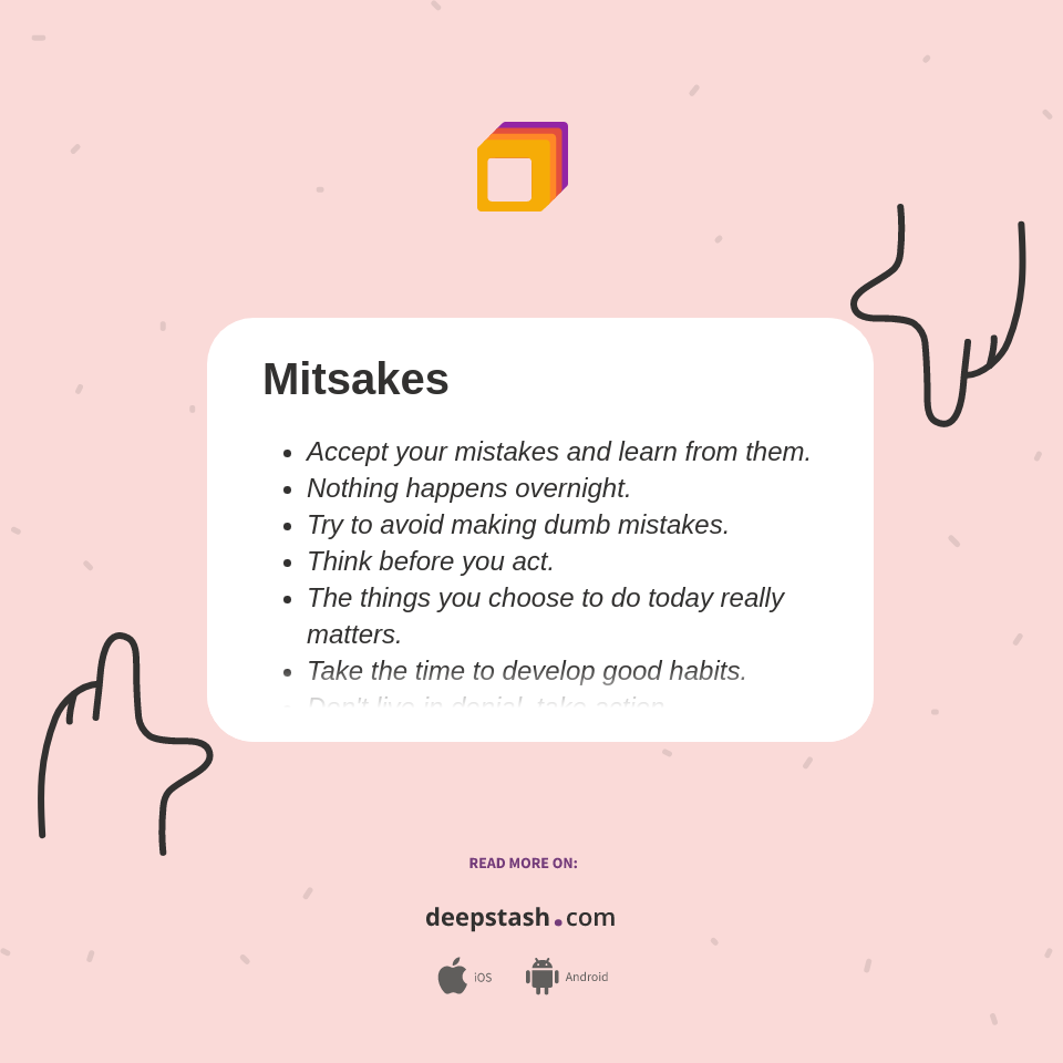Mitsakes - Deepstash