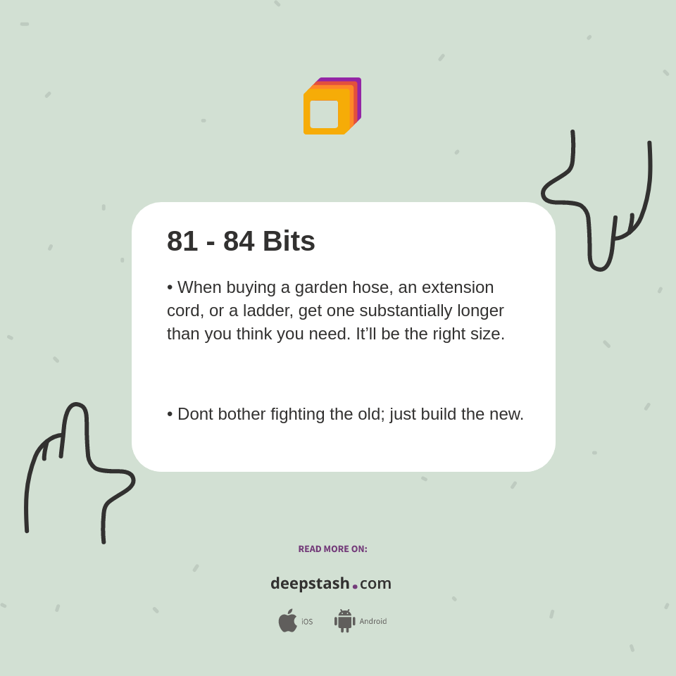 81 - 84 Bits - Deepstash