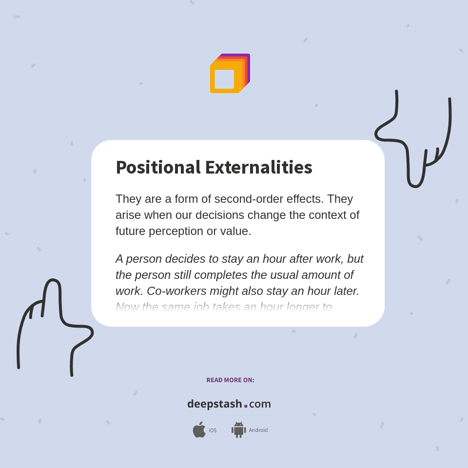 Positional Externalities - Deepstash
