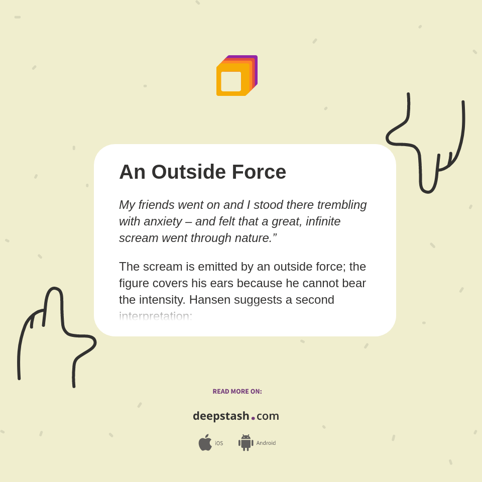 An Outside Force - Deepstash