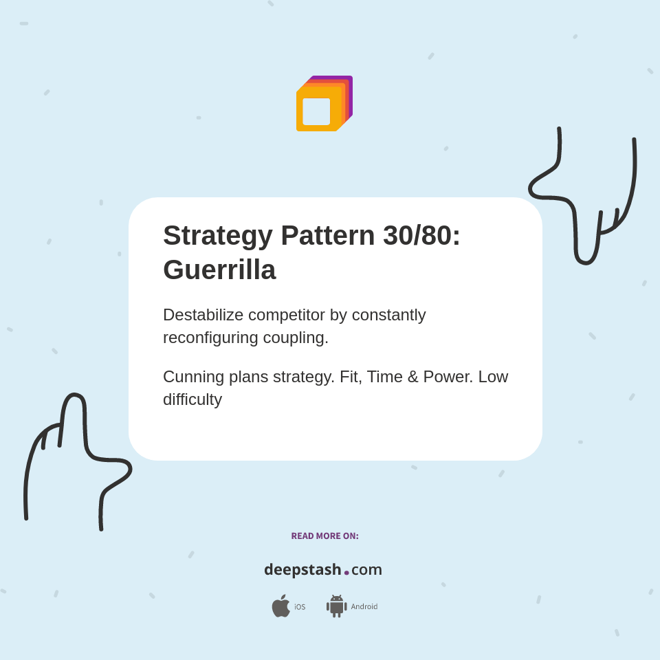 Strategy Pattern 30/80: Guerrilla - Deepstash