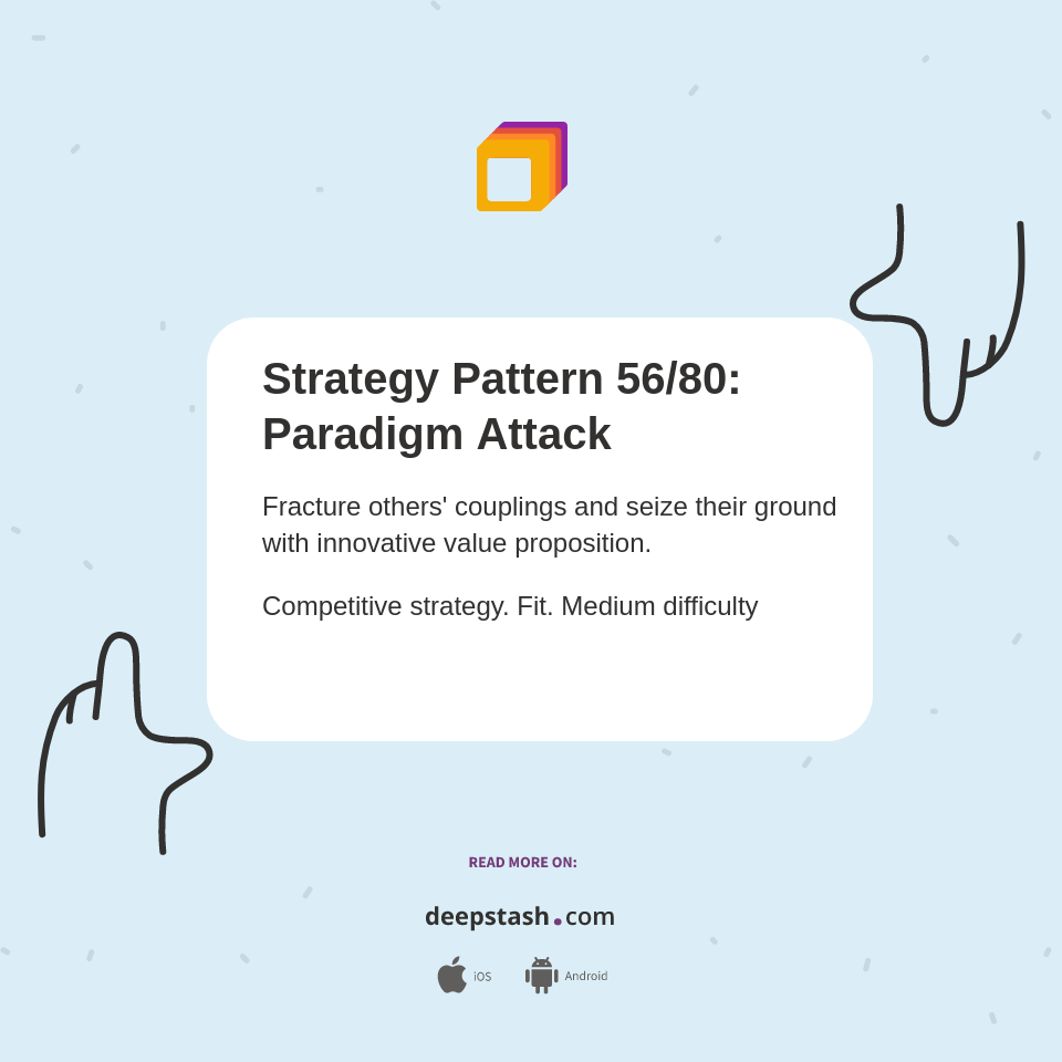 Strategy Pattern 56/80: Paradigm Attack - Deepstash