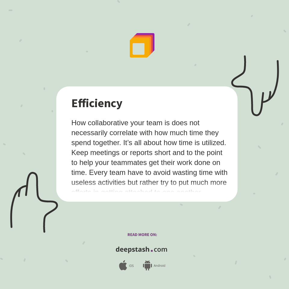 Efficiency Deepstash