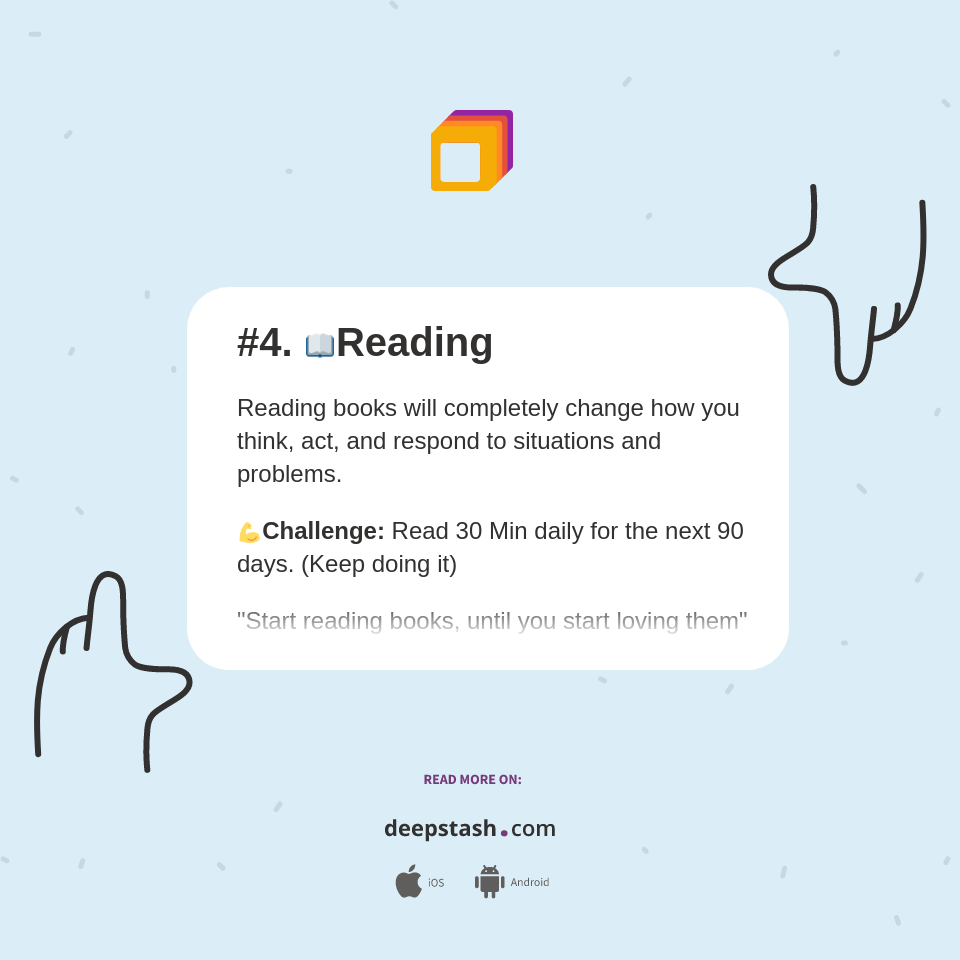 #4. 📖Reading - Deepstash