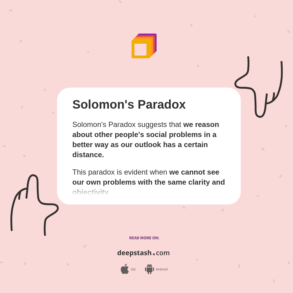 Solomon's Paradox - Deepstash