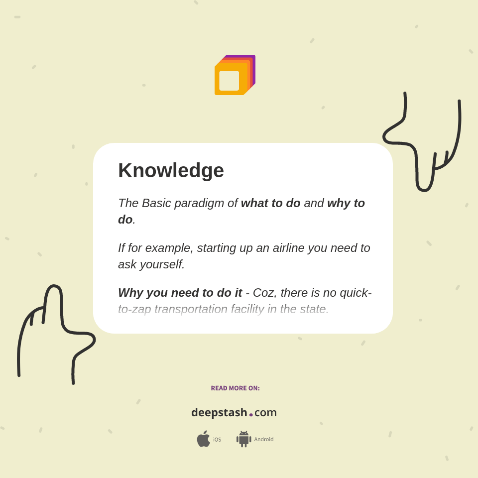 Knowledge - Deepstash