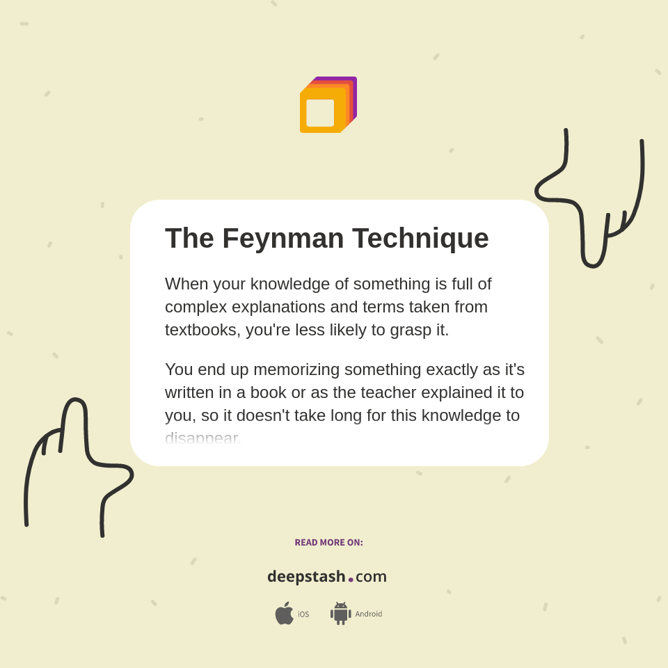 The Feynman Technique - Deepstash