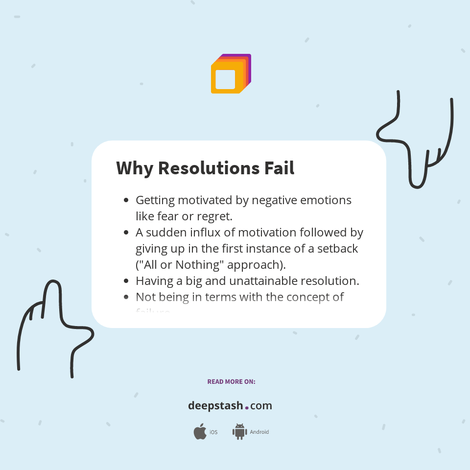 Why Resolutions Fail - Deepstash