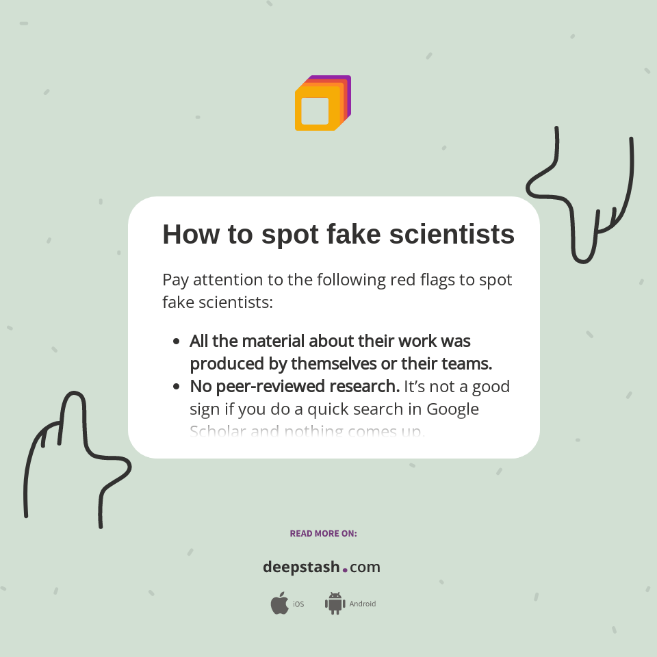 How to spot fake scientists - Deepstash