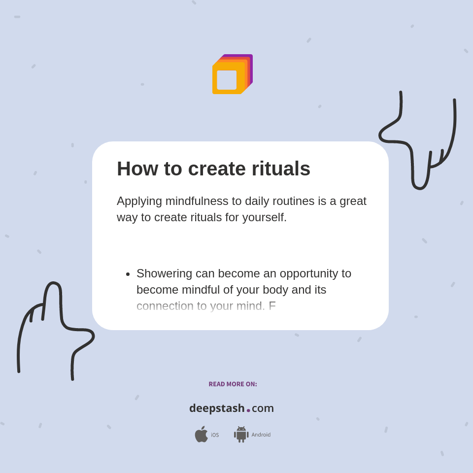 How to create rituals - Deepstash