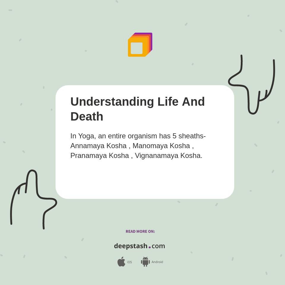 Understanding Life And Death - Deepstash