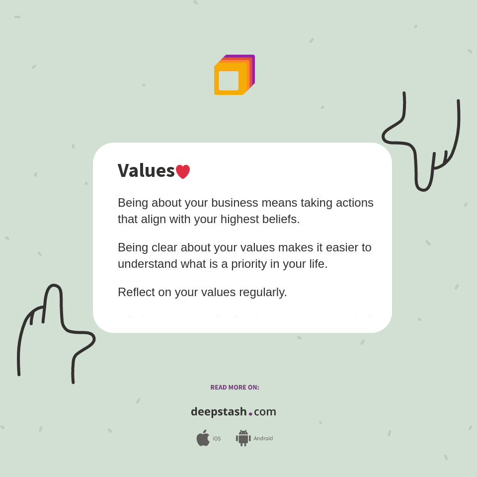 Values ️ - Deepstash