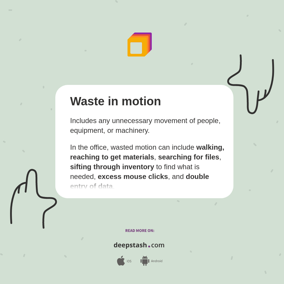 Waste in motion - Deepstash