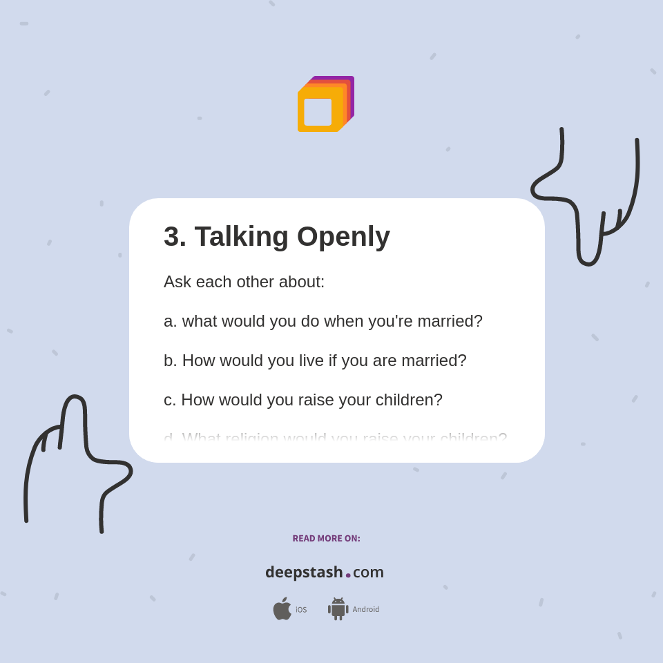 3. Talking Openly - Deepstash