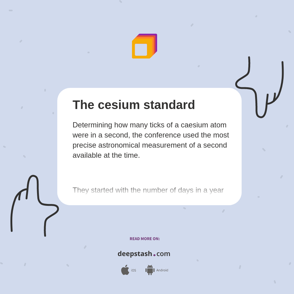 The cesium standard - Deepstash