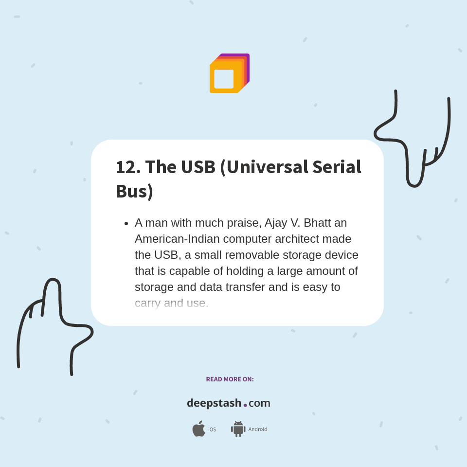 12. The USB (Universal Serial Bus) - Deepstash