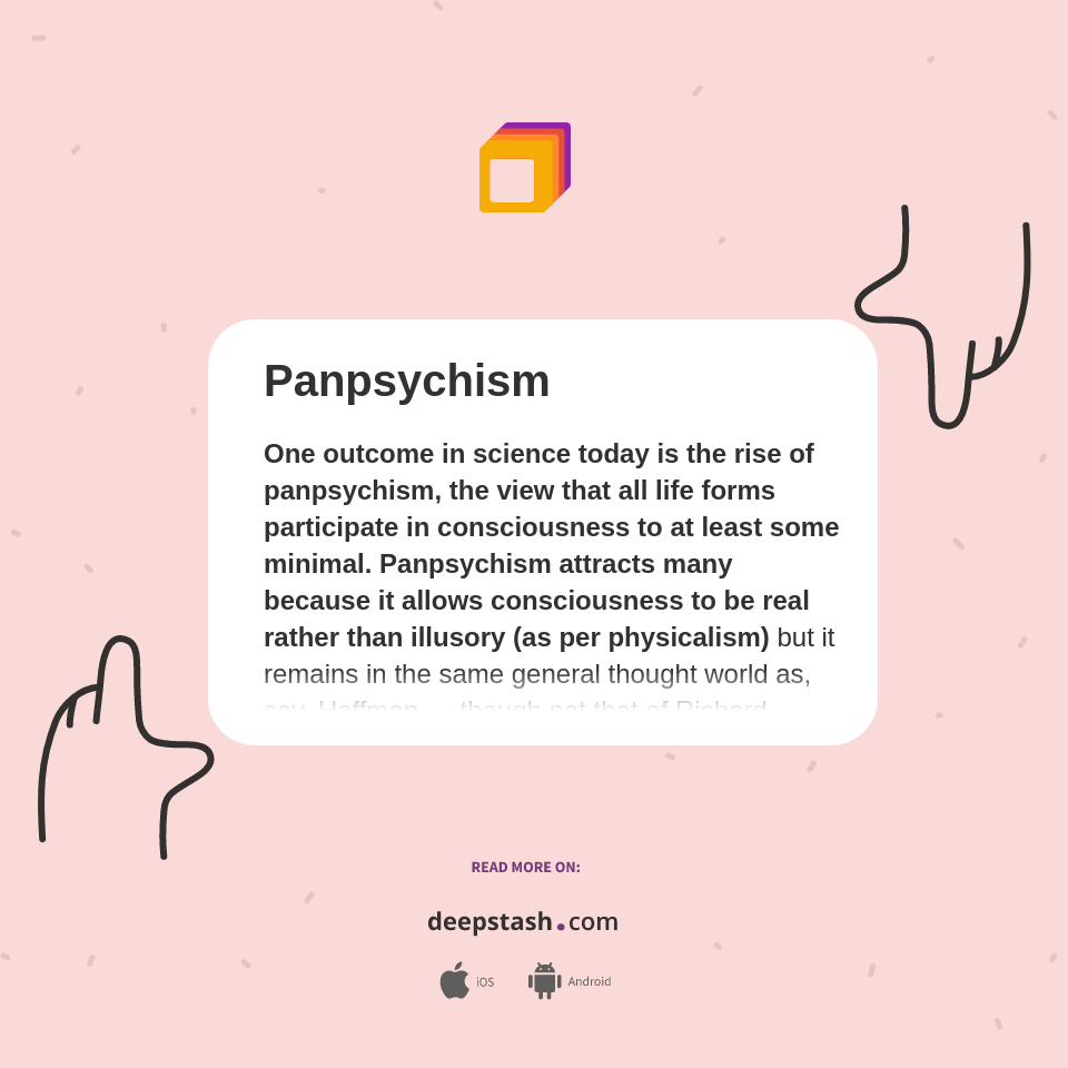 Panpsychism - Deepstash
