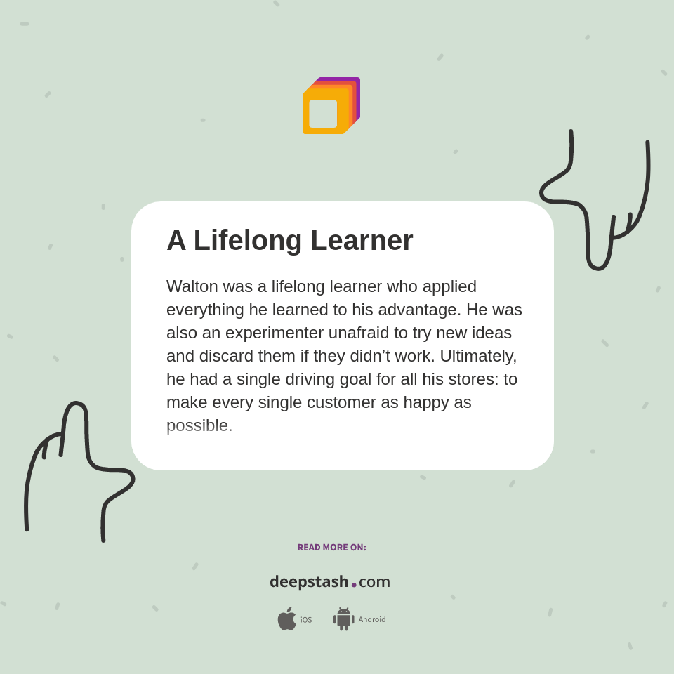 A Lifelong Learner - Deepstash