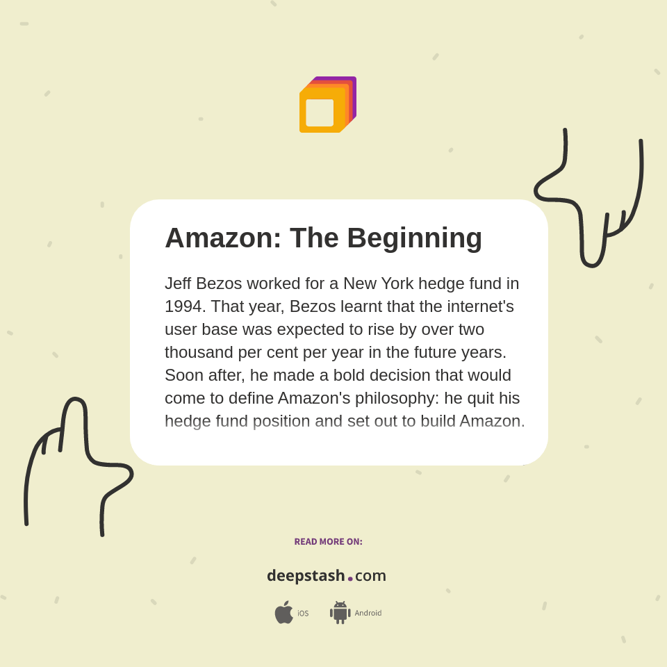 Amazon: The Beginning - Deepstash