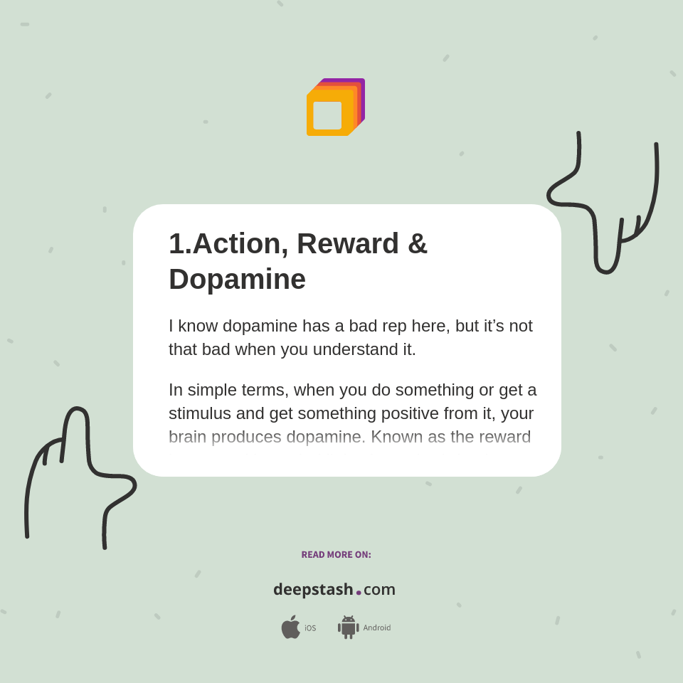 1.Action, Reward & Dopamine - Deepstash