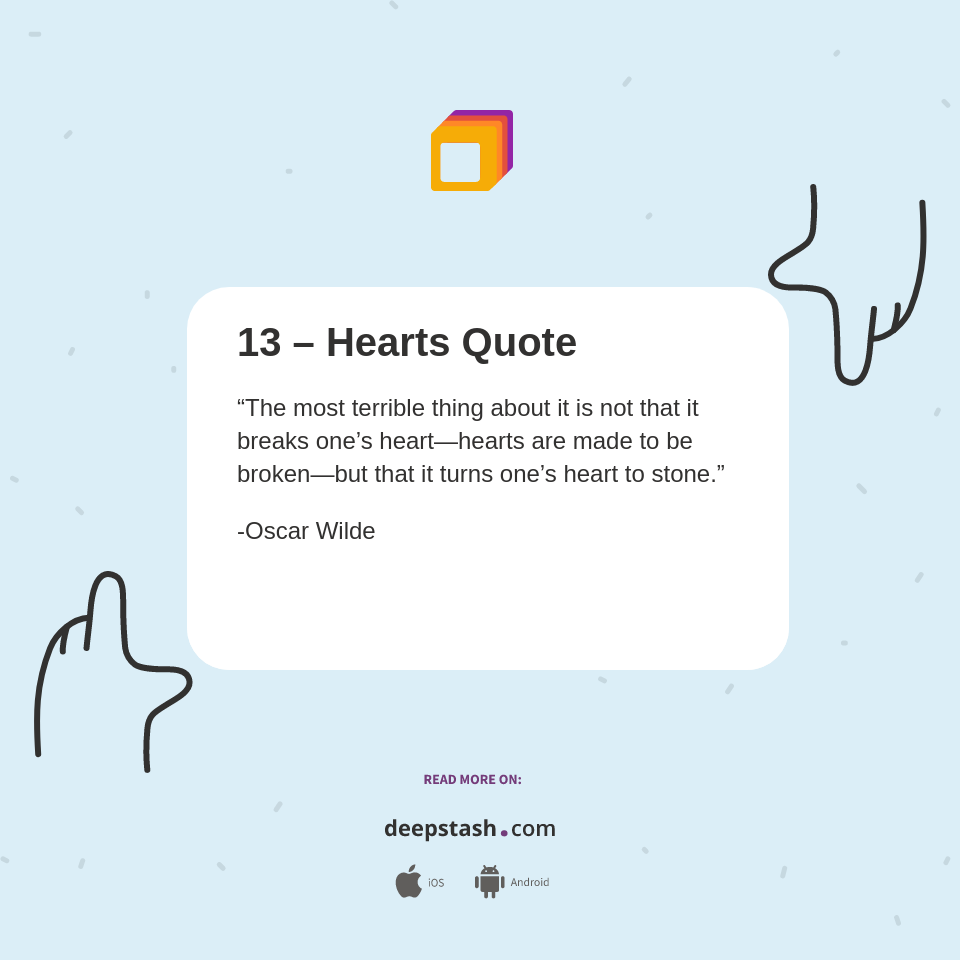 13 – Hearts Quote - Deepstash
