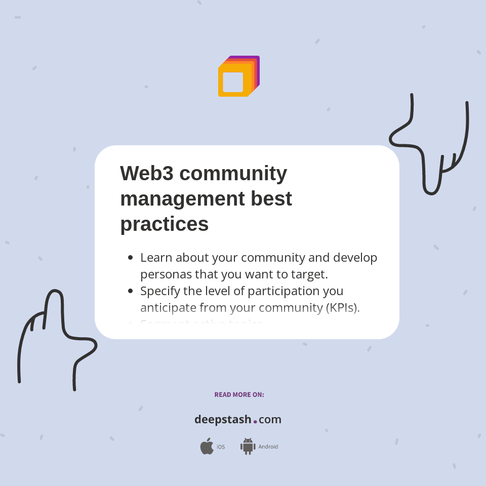 Web3 community management best practices - Deepstash