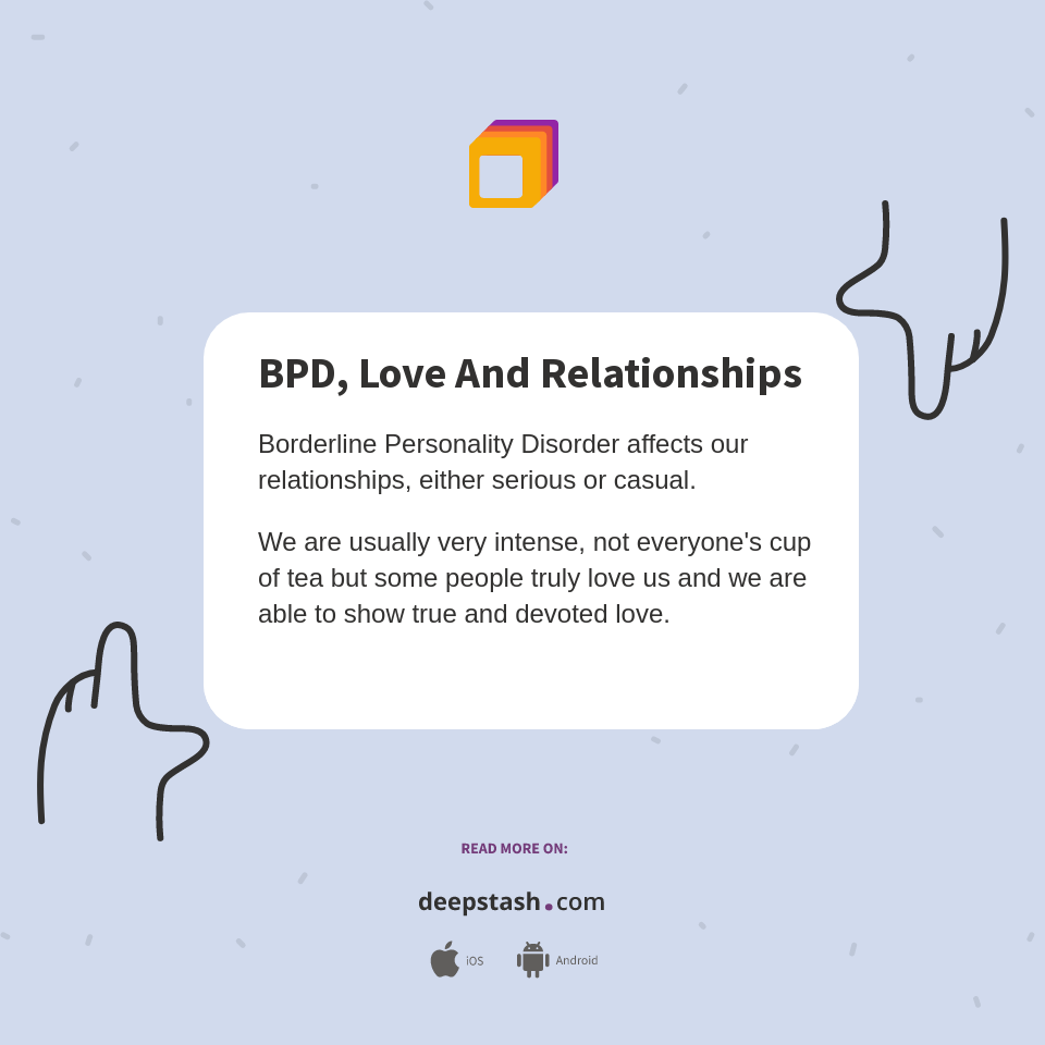 BPD, Love And Relationships - Deepstash