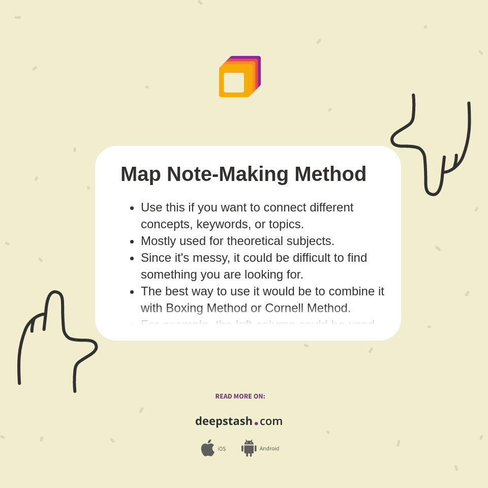 Map Note-Making Method - Deepstash