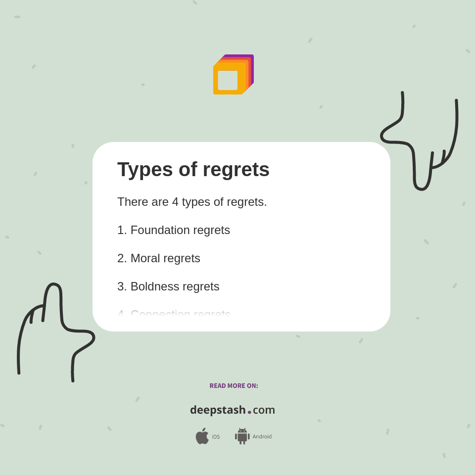 Types of regrets - Deepstash