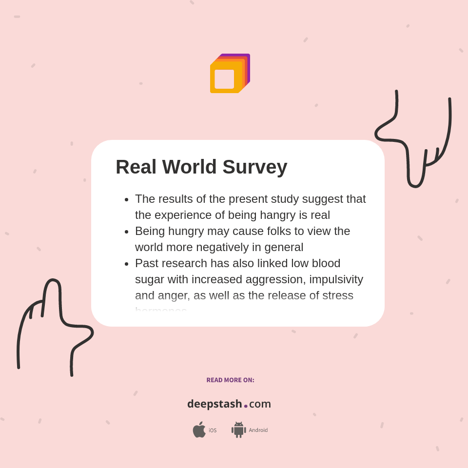 Real World Survey - Deepstash