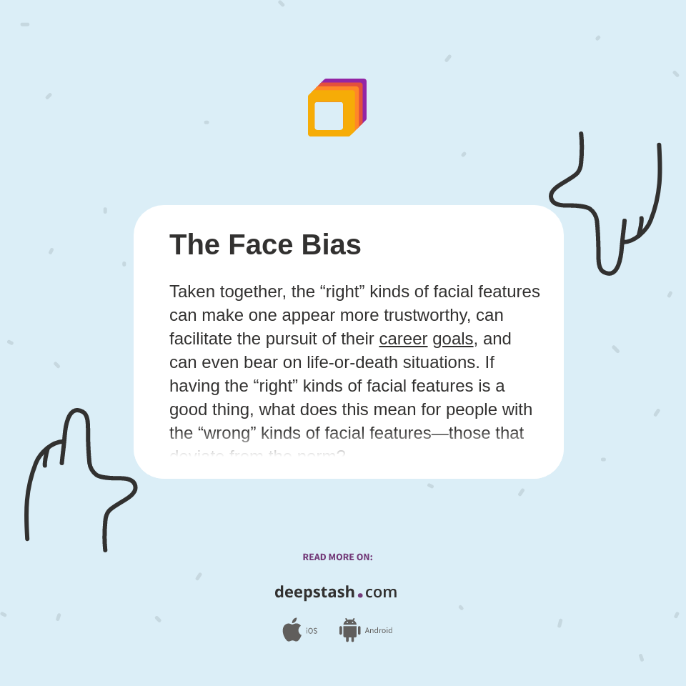 The Face Bias - Deepstash