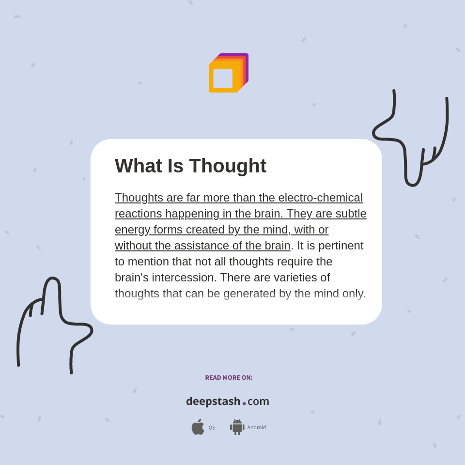 What Is Thought - Deepstash