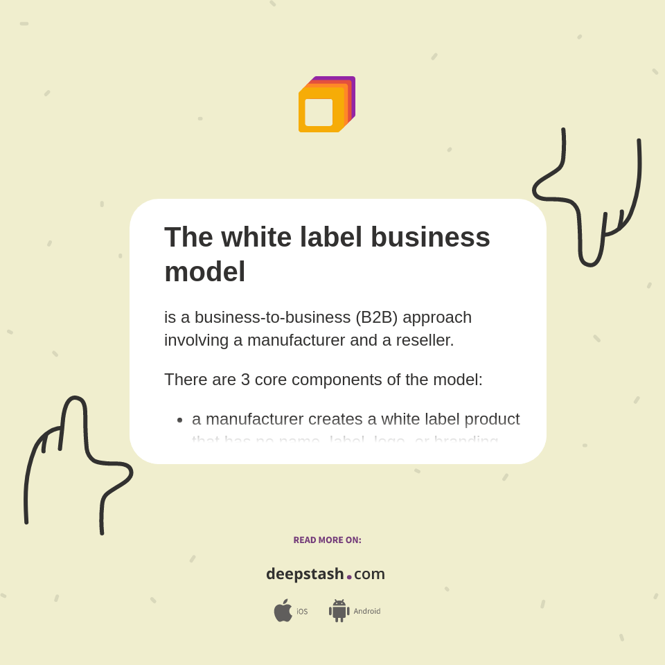 The white label business model - Deepstash