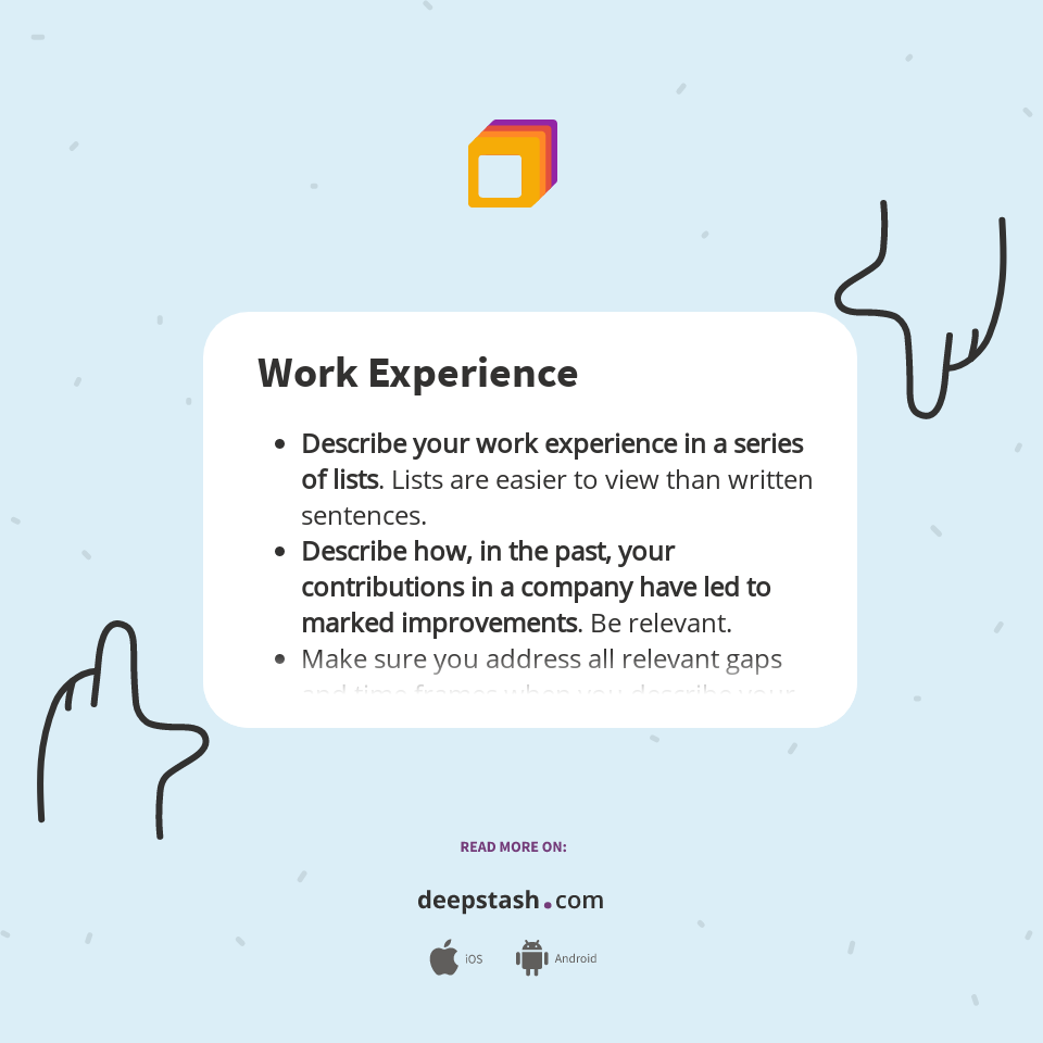 Work Experience - Deepstash