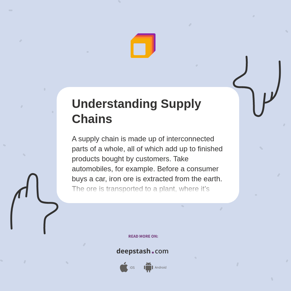 Understanding Supply Chains - Deepstash