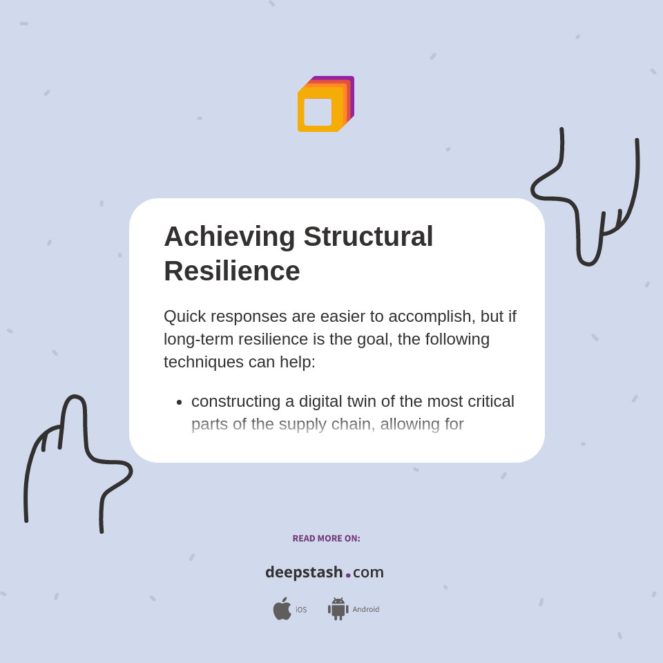 Achieving Structural Resilience - Deepstash