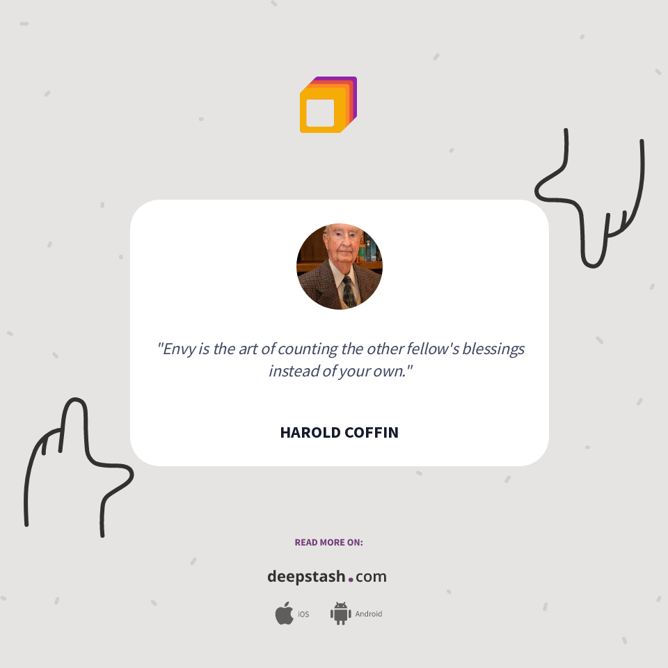 Quote by HAROLD COFFIN - Deepstash